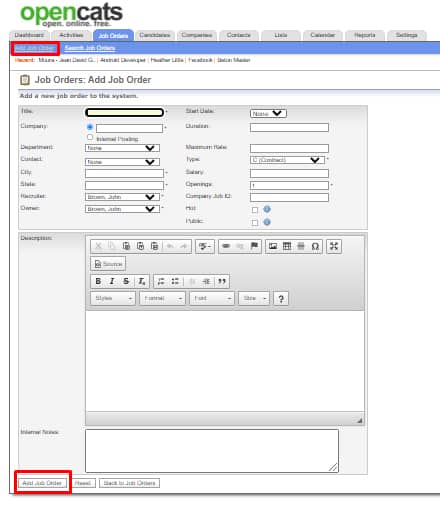 OpenCATS评估:它是适合你的企业的申请人跟踪软件吗? - leyu乐鱼彩票,乐鱼app官网下载入口